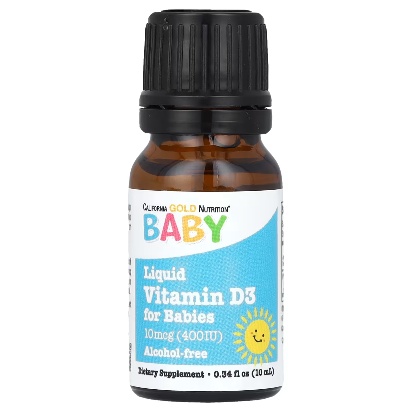 Жидкий витамин Д3 для малышей, 400 МЕ, 10 мл, Baby D3 - PROVITAMINS
